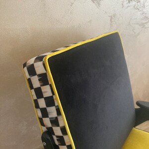 Pair of Mid Century Modern Chairs. Lounge Chairs.checkered Living Room ...