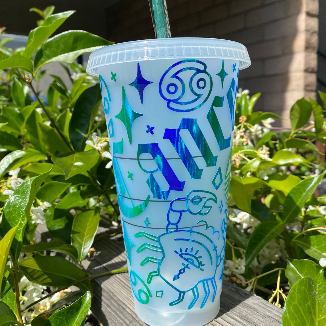 Cancer Zodiac Sign Starbucks Cup Custom Zodiac Cup Cancer - Etsy