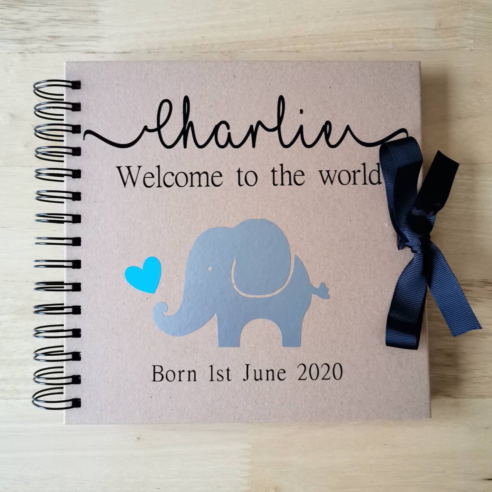 Baby First Year Scrapbook Personalised Handmade Keepsake | Etsy UK