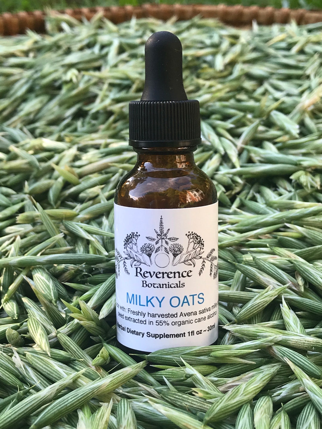 Milky Oat Extract, Fresh Seed Head Milky Oats Tincture - Etsy