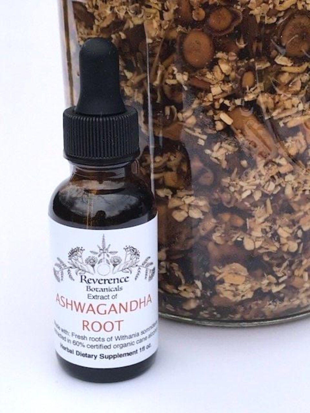 Ashwagandha Root Tincture, Fresh Ashwagandha Root Extract, Ayurvedic ...