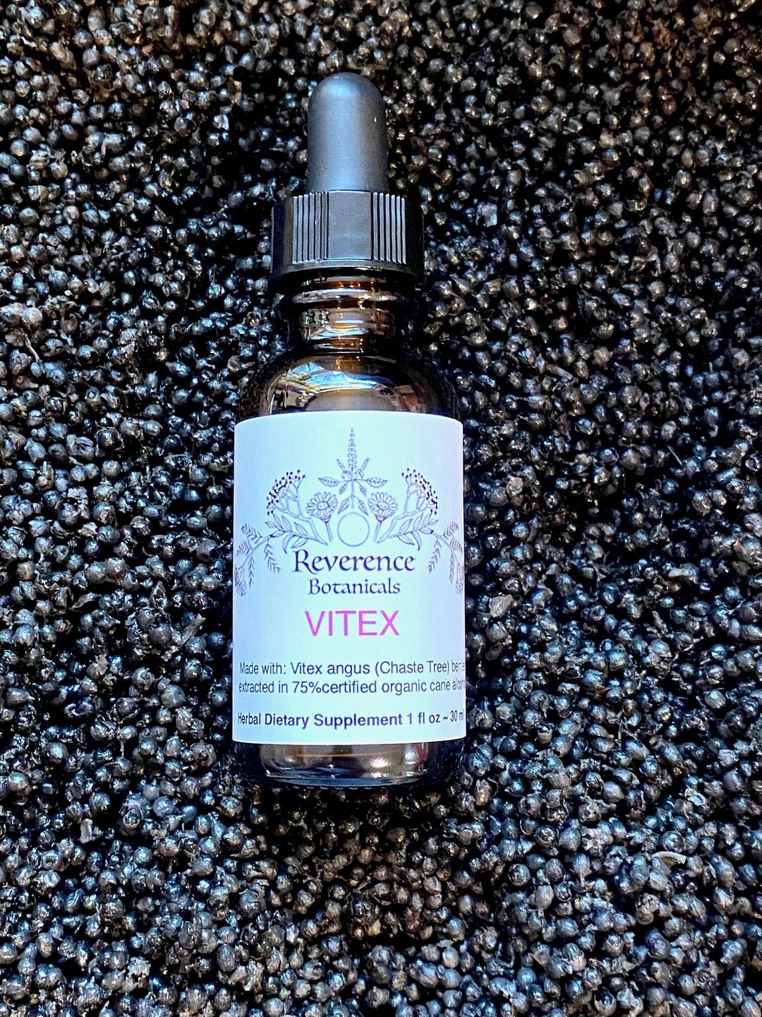 Vitex Tincture, Vitex Extract, Chaste Berry Remedy, Vitex Agnus Castus ...