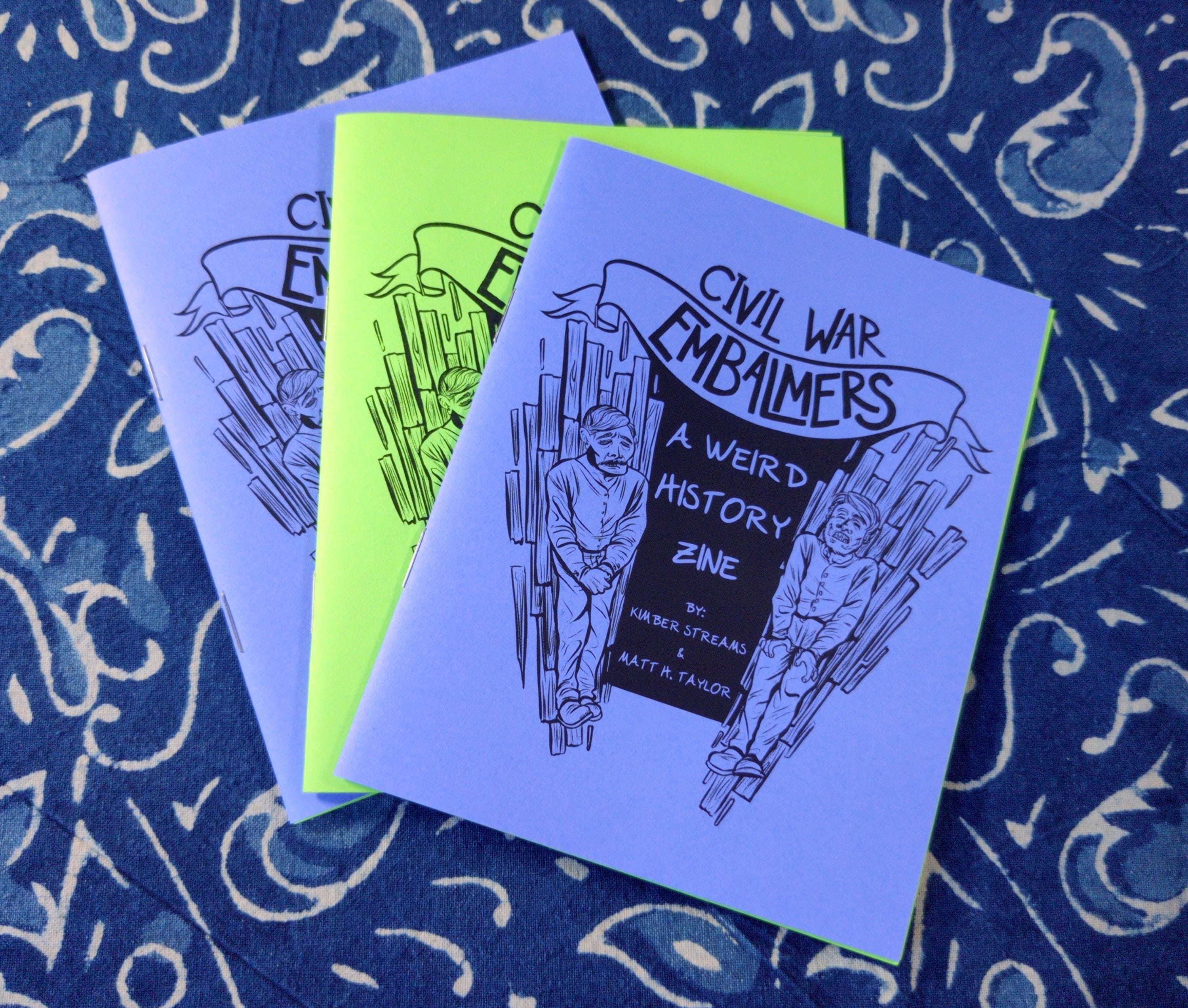 Civil War Embalmers Zine - Etsy