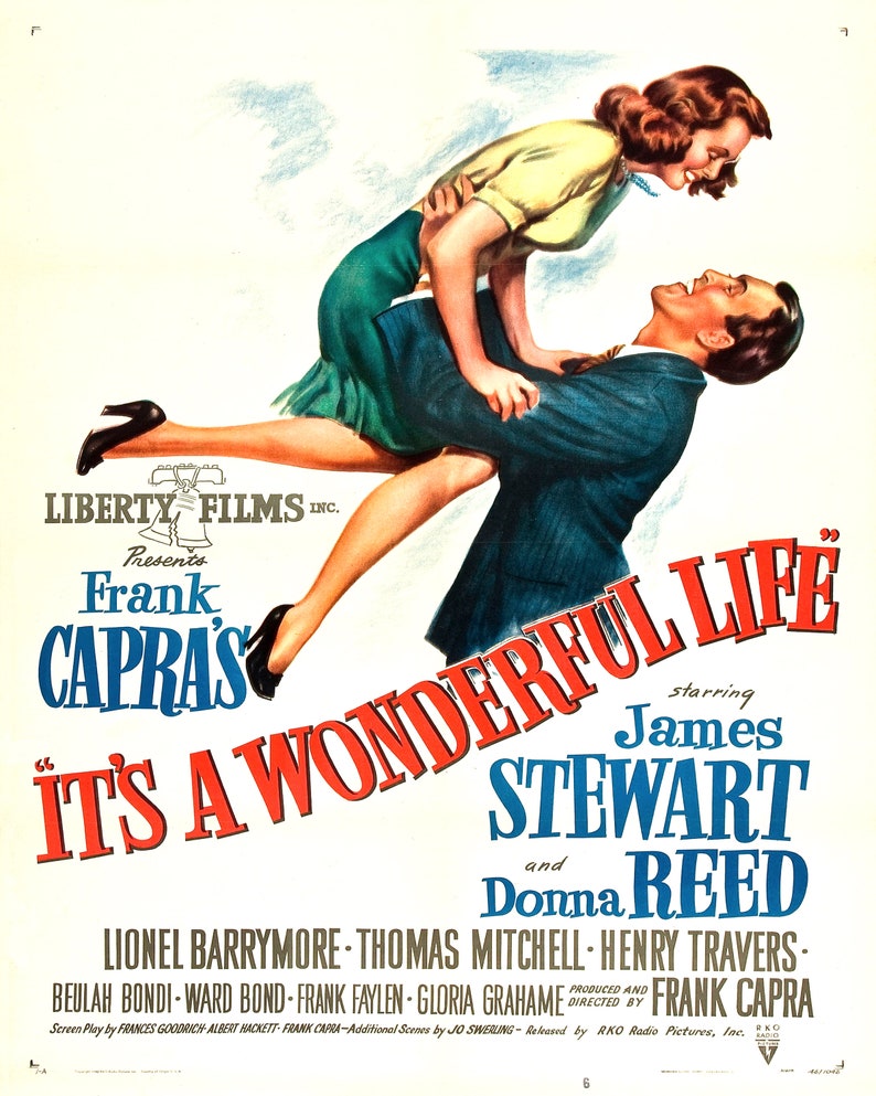 Its A Wonderful Life Movie Poster Digital Print Instant | Etsy
