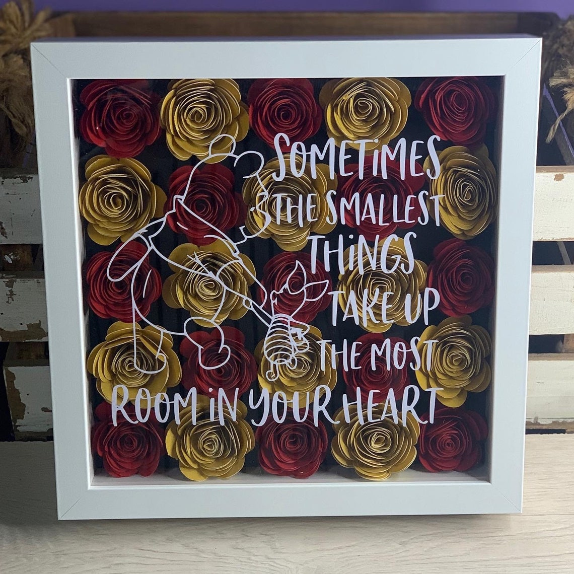 Winnie the Pooh Shadow Box - Etsy
