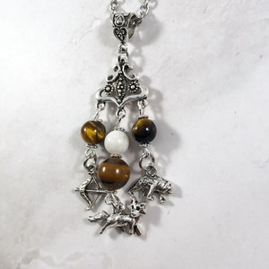 Devana Necklace, Slavic Goddess of the Hunt, Dziewanna - Etsy