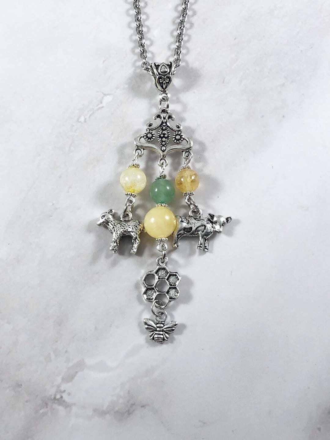 Aristaeus Necklace, Greek God of Bee-keeping, Greek Mythology, Hellenic ...