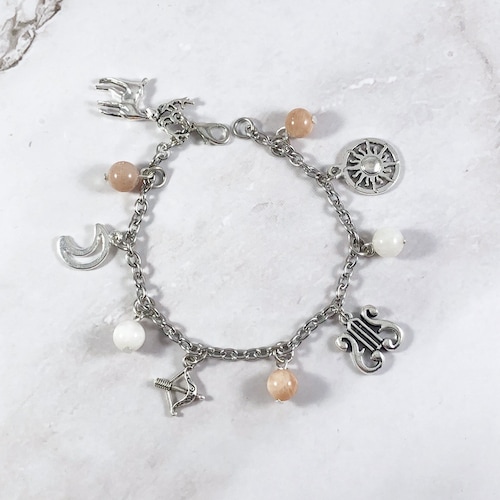 Apollo Charm Bracelet Greek Mythology Jewelry Apollon - Etsy