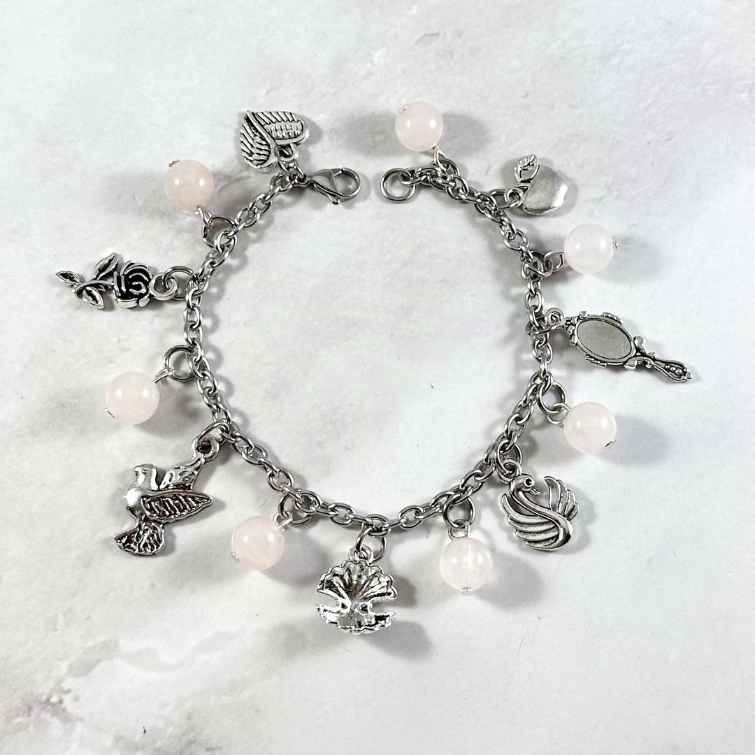 Aphrodite Charm Bracelet Deluxe Version, Greek Mythology Jewelry, Venus ...
