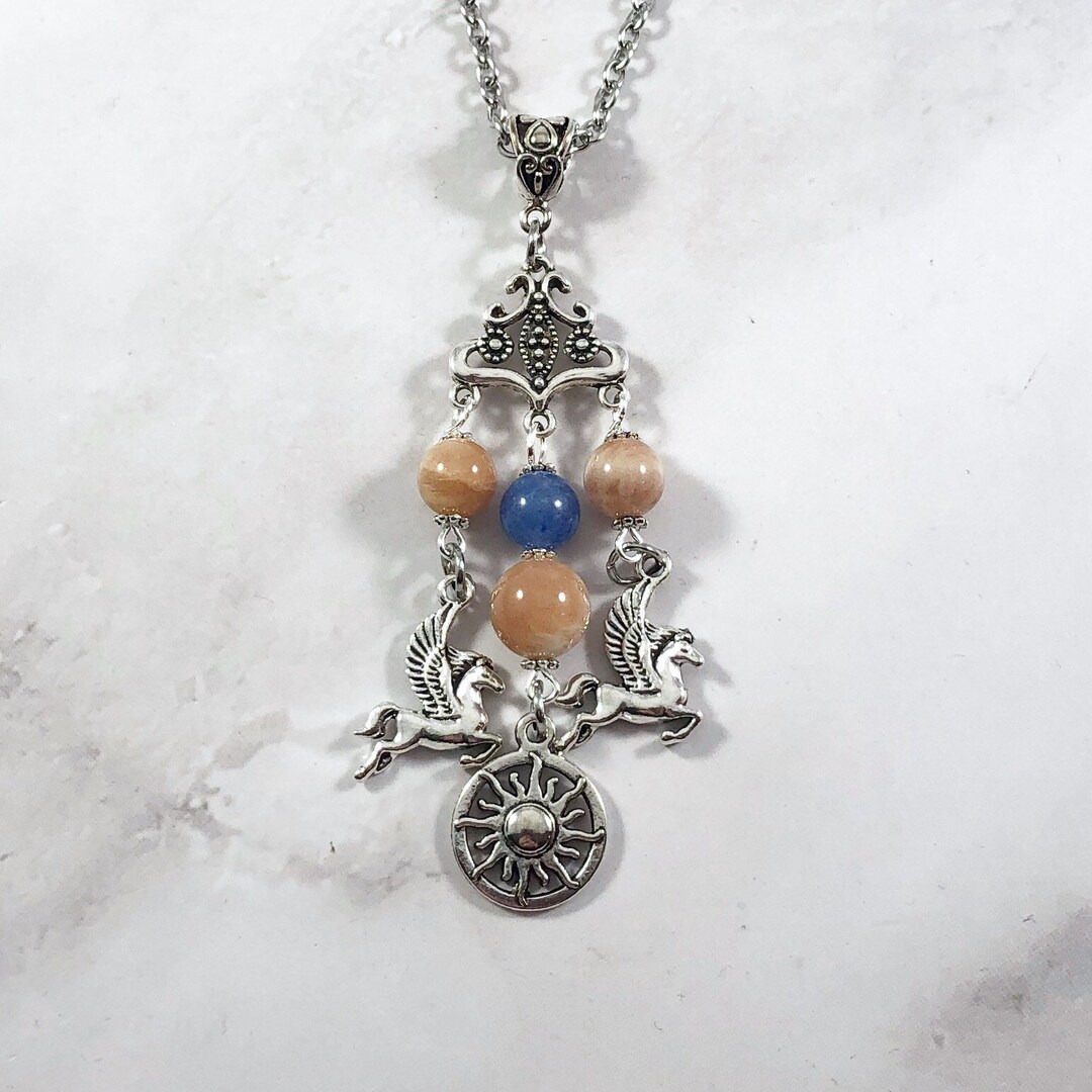 Helios Necklace Greek God of the Sun Greek Mythology Jewelry - Etsy