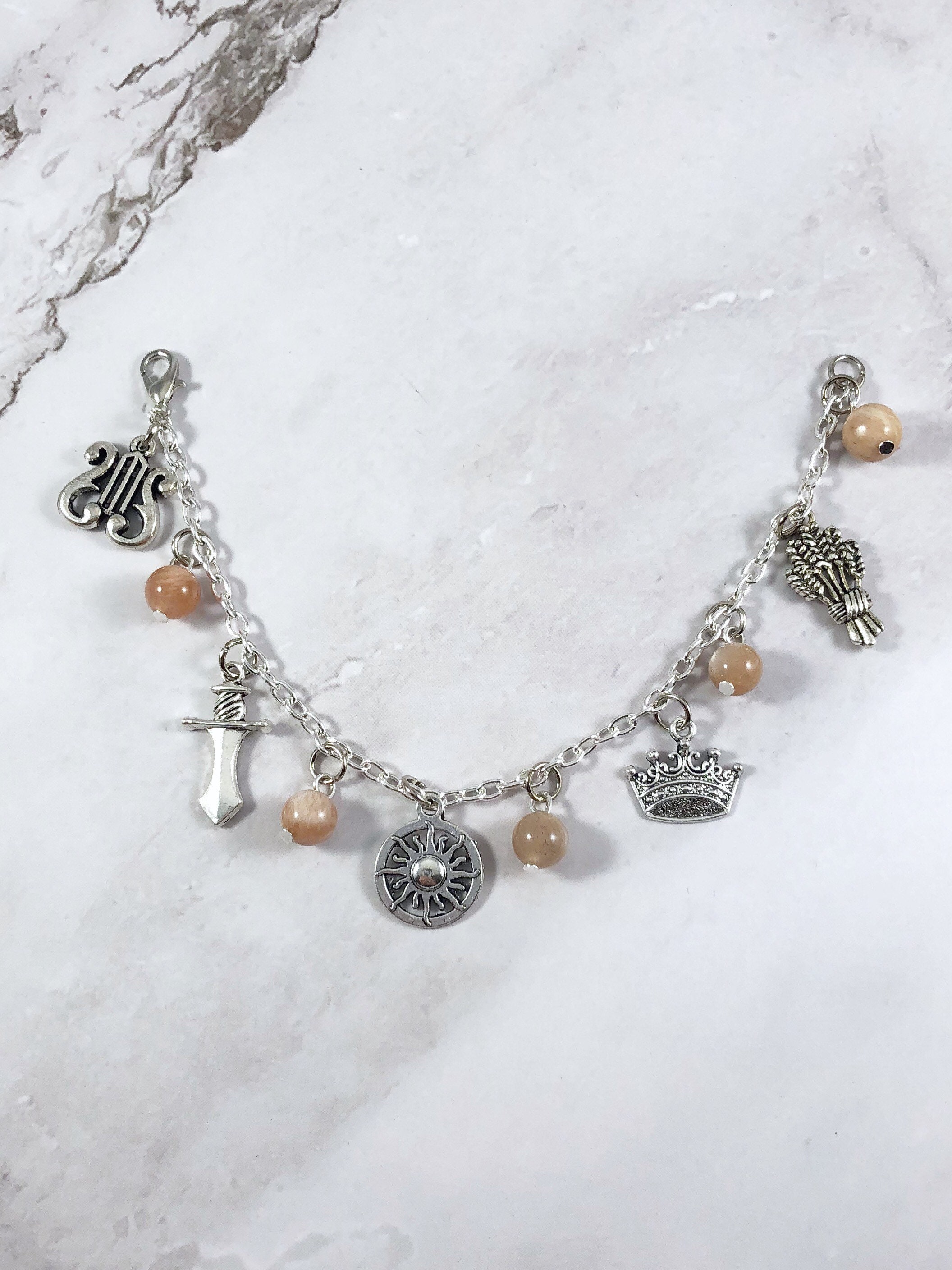 Lugh Charm Bracelet Lug Irish Celtic God Celtic Mythology | Etsy