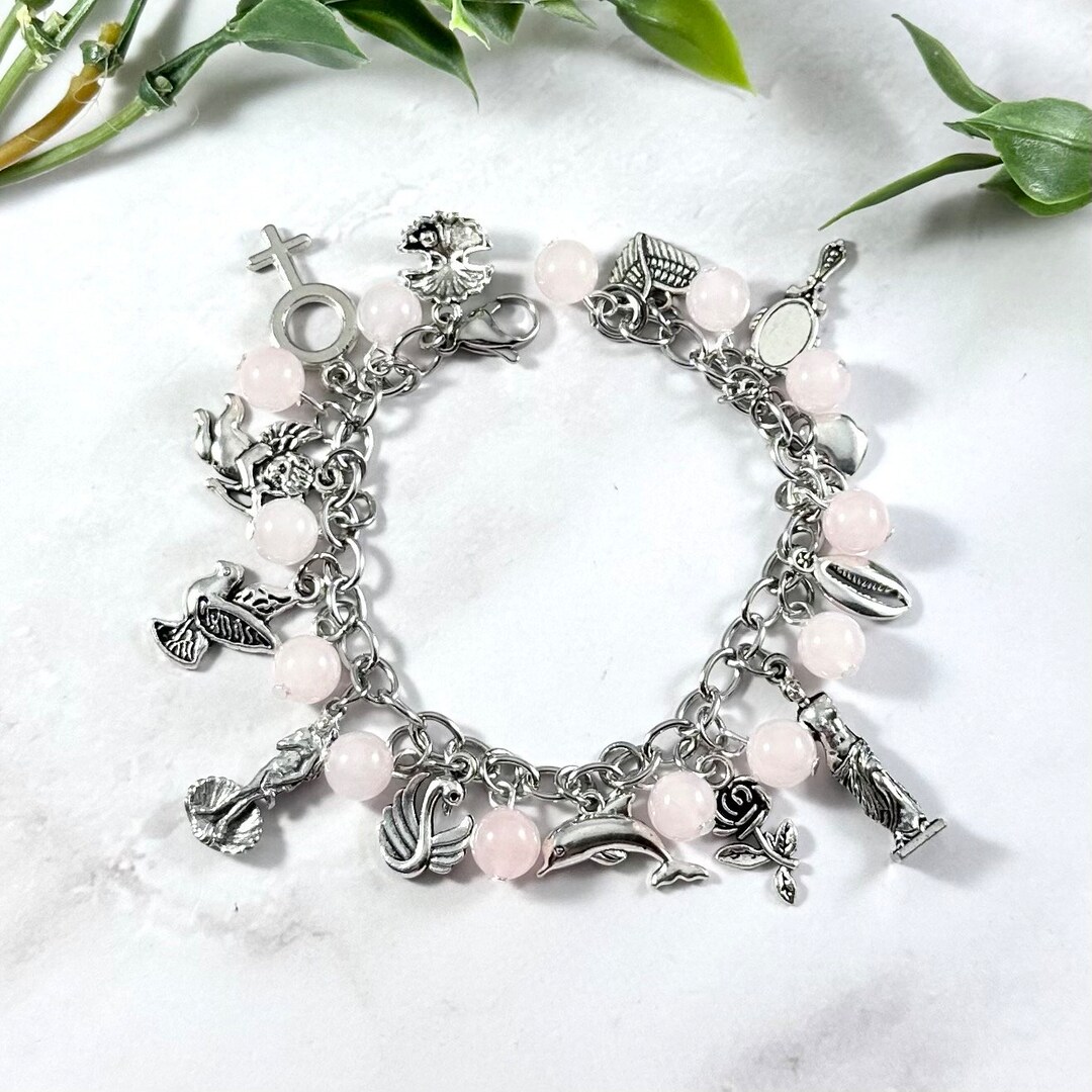 Ultimate Aphrodite Charm Bracelet - Greek Goddess of Love and Beauty ...