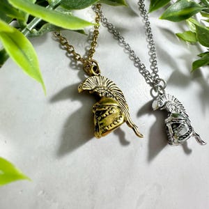 Ares Helmet Necklace, Greek Mythology Jewelry, Ancient Greece - Etsy