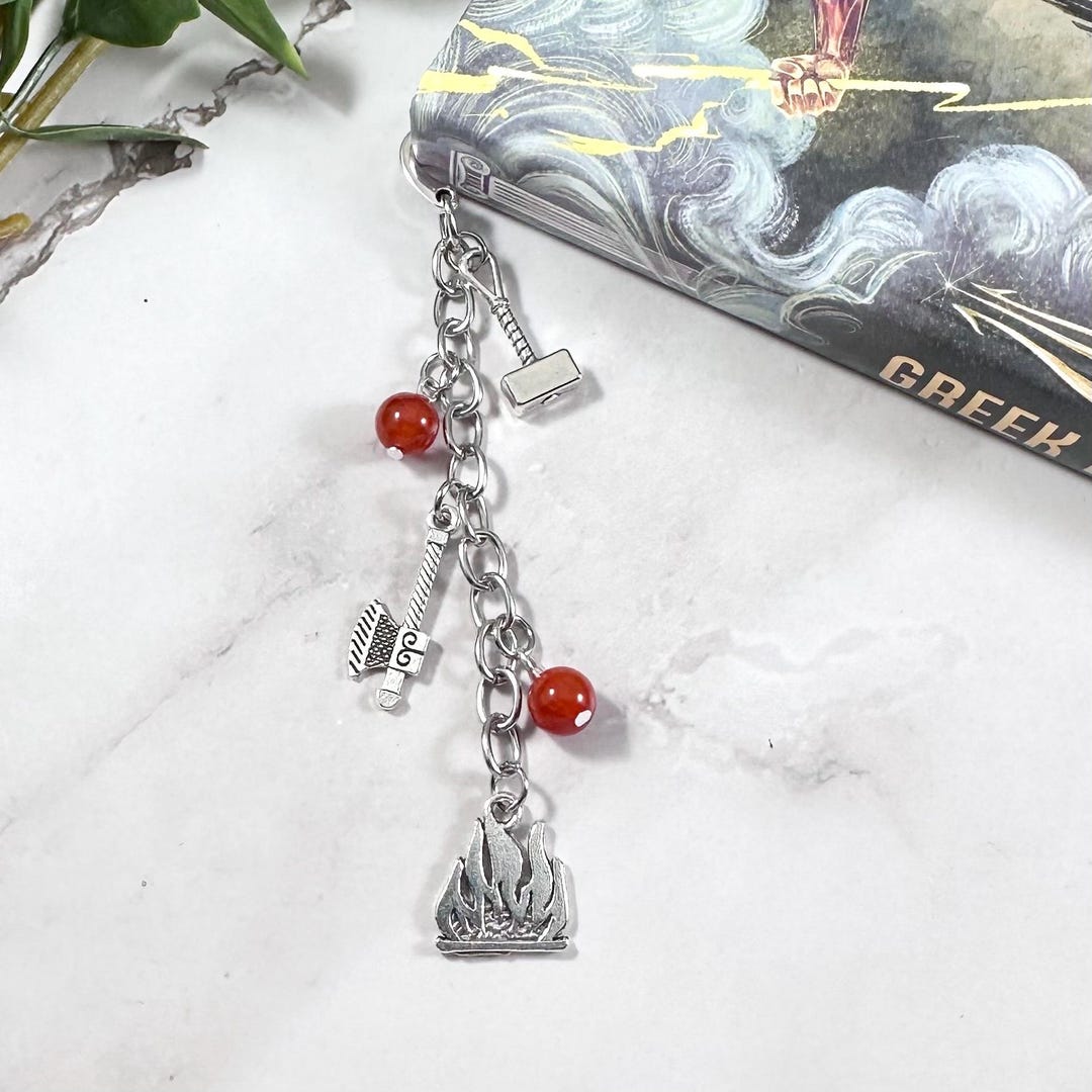 Hephaestus Bookmark, Greek God of the Forge, Greek Mythology - Etsy