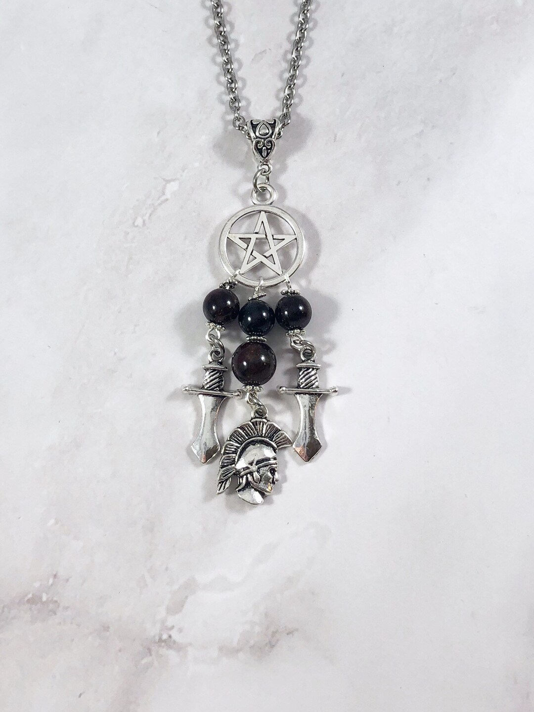 Ares Necklace Greek Mythology Jewelry Mars Hellenic - Etsy
