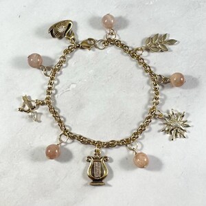 Apollo Charm Bracelet - Gold Version With 14k Gold Plated Charms - Etsy