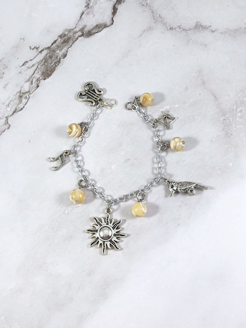 Apollo Charm Bracelet Greek Mythology Bracelet Jewelry | Etsy