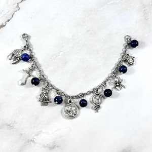 Athena Charm Bracelet, Deluxe Version, Greek Goddess of Wisdom, Greek ...