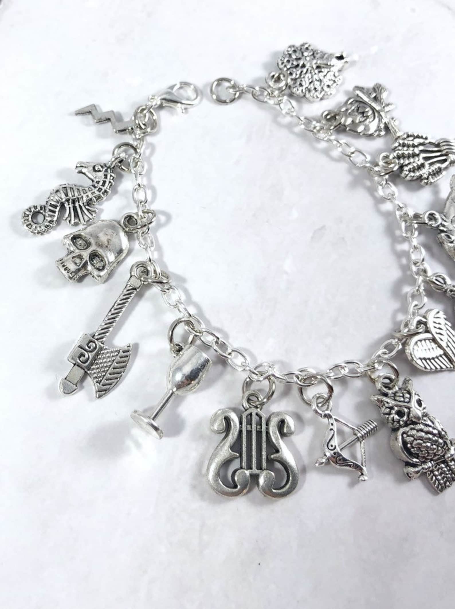 Greek Mythology Charm Bracelet Jewelry Olympian Gods and | Etsy