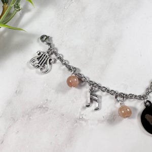 Hyacinth and Apollo Charm Bracelet, Hyacinthus, Greek Mythology Jewelry ...