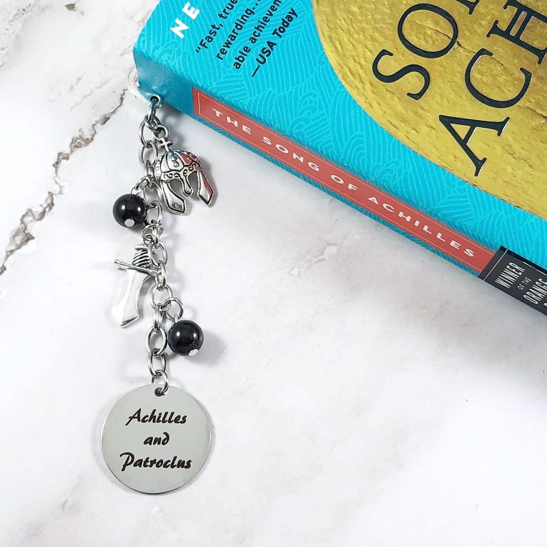 Achilles and Patroclus Bookmark, the Iliad, Greek Mythology, Trojan War ...