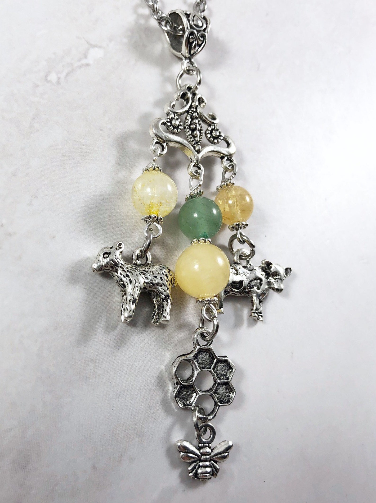 Aristaeus Necklace, Greek God of Bee-keeping, Greek Mythology, Hellenic ...