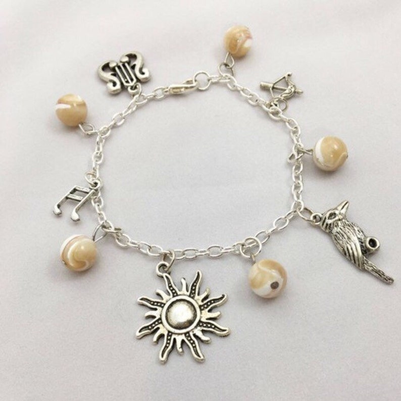 Apollo Charm Bracelet Greek Mythology Bracelet Jewelry | Etsy