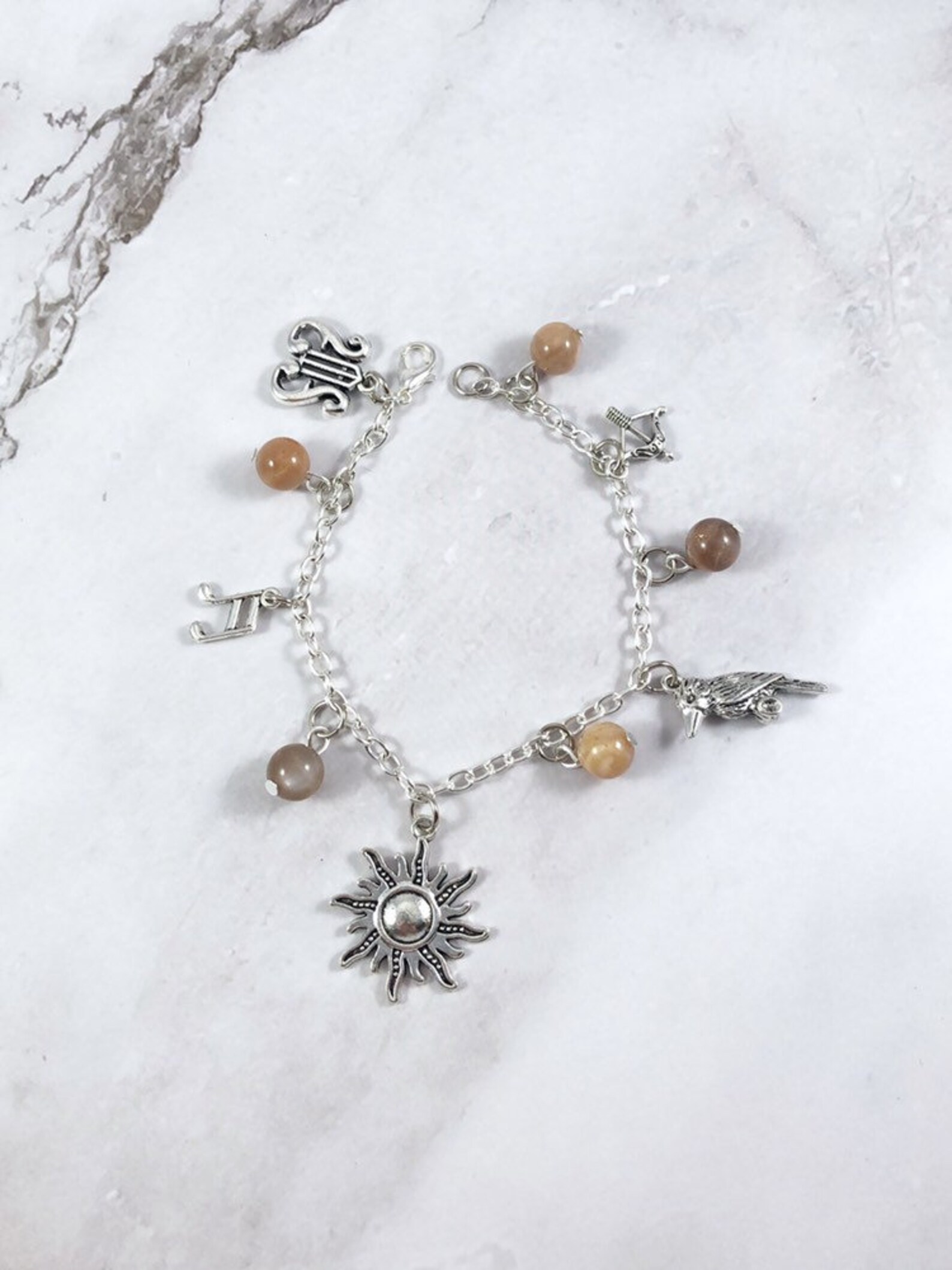 Apollo Charm Bracelet Greek Mythology Bracelet Jewelry | Etsy