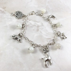 Artemis Charm Bracelet, Greek Mythlogy Jewelry, Diana, Greek Goddess ...
