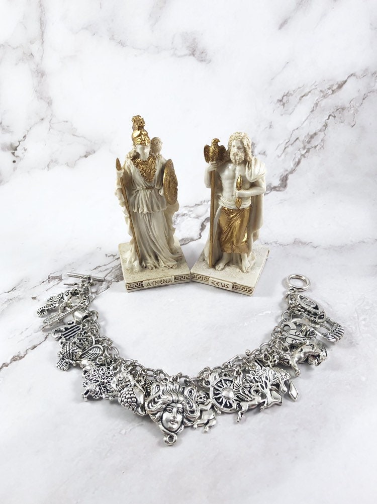 Ultimate Greek Mythology Charm Bracelet Mythology Jewelry - Etsy