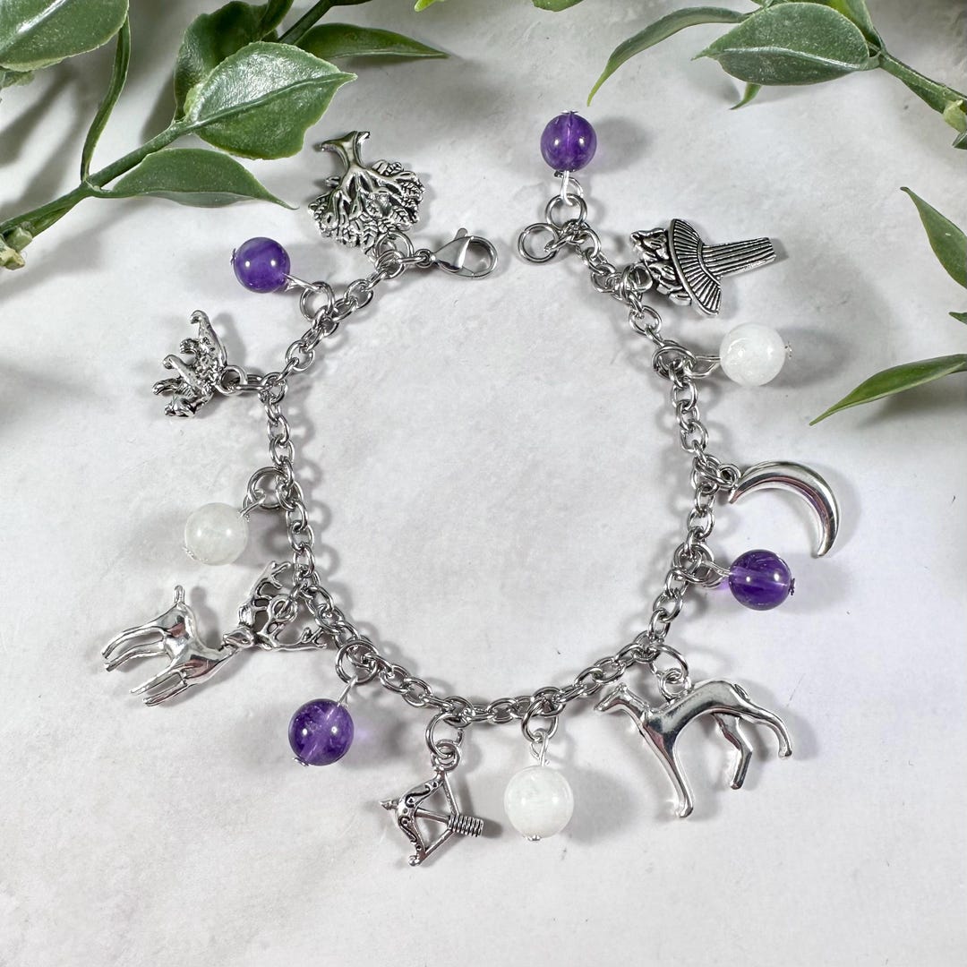 Artemis Charm Bracelet - Deluxe - Greek Goddess, Greek Mythology ...