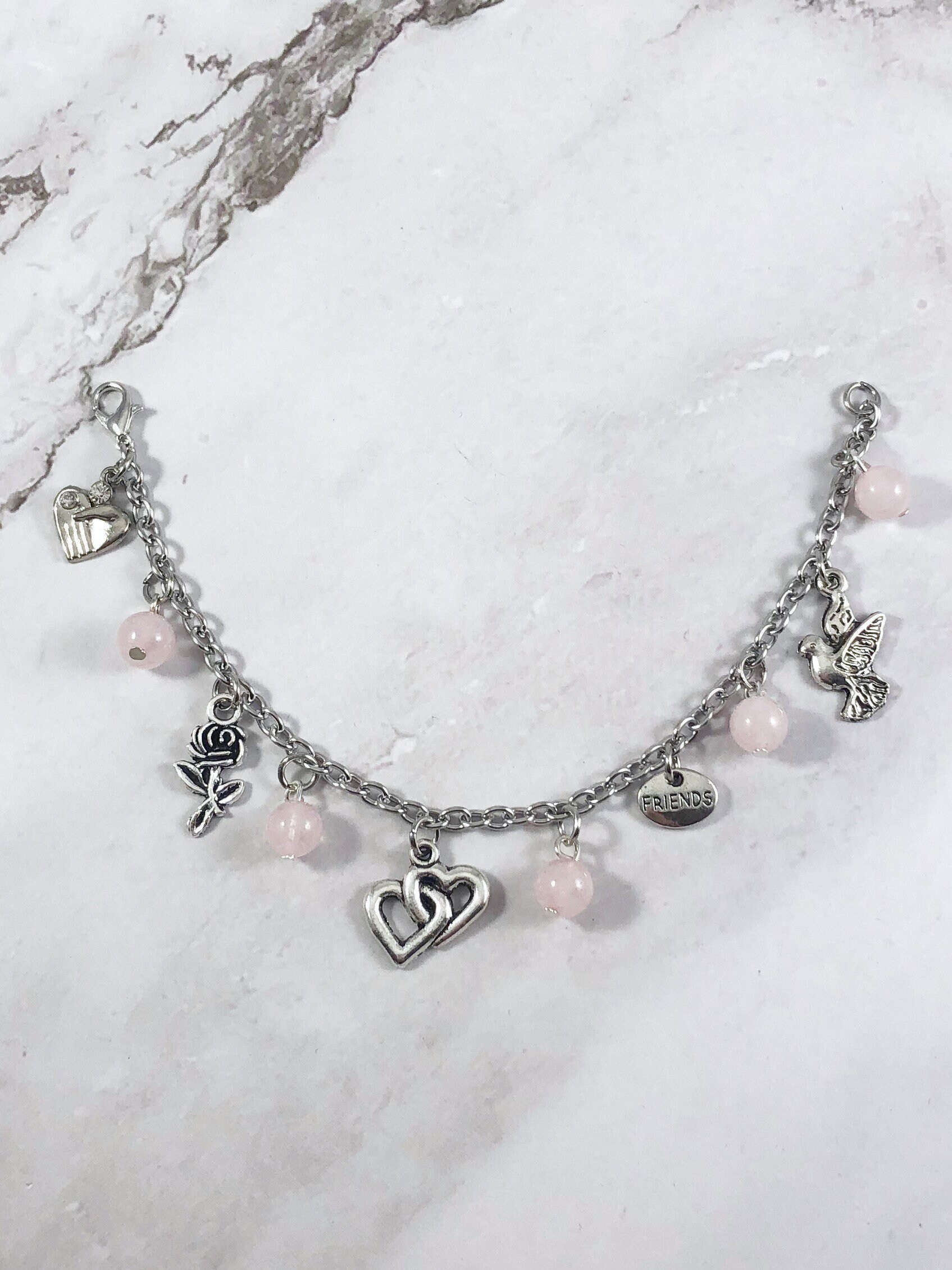 Philotes Charm Bracelet Greek Goddess of Friendship Greek | Etsy