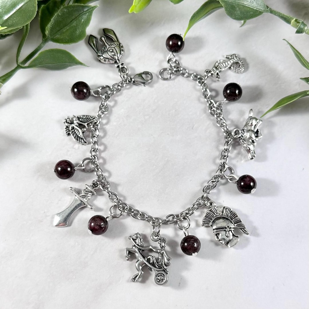 Ares Charm Bracelet - Deluxe Version, Greek God of War, Greek Mythology ...