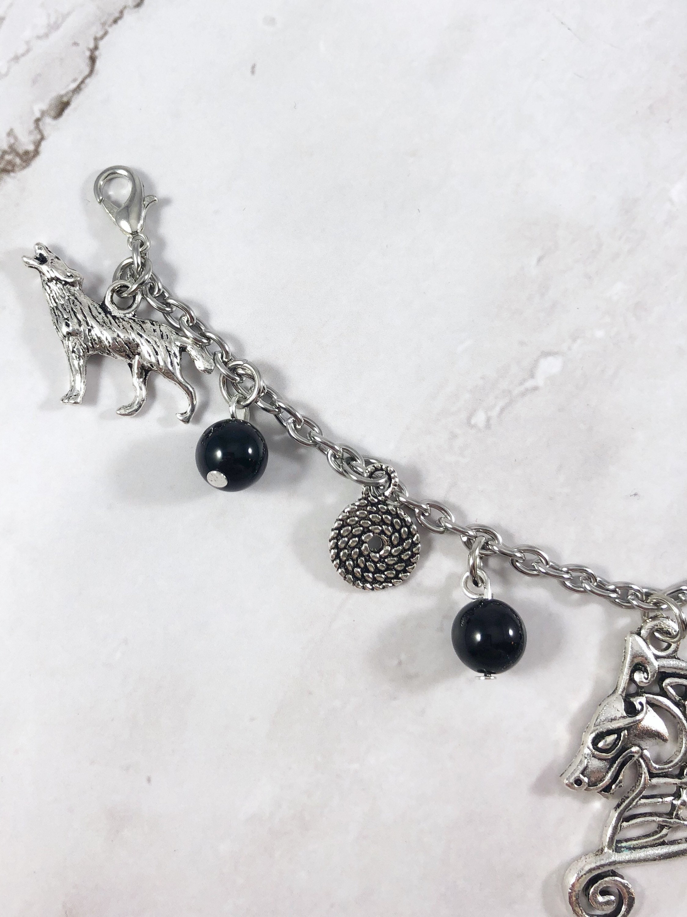 Fenrir Charm Bracelet, Norse Mythology, Wolf, Loki, Norse Pagan ...