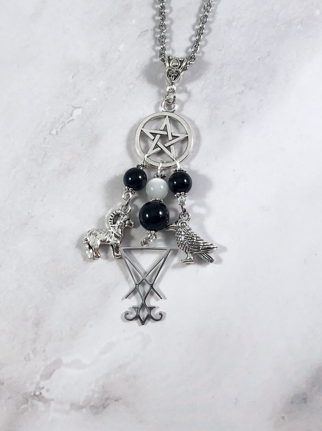 Lucifer Necklace, Deity Jewelry - Etsy