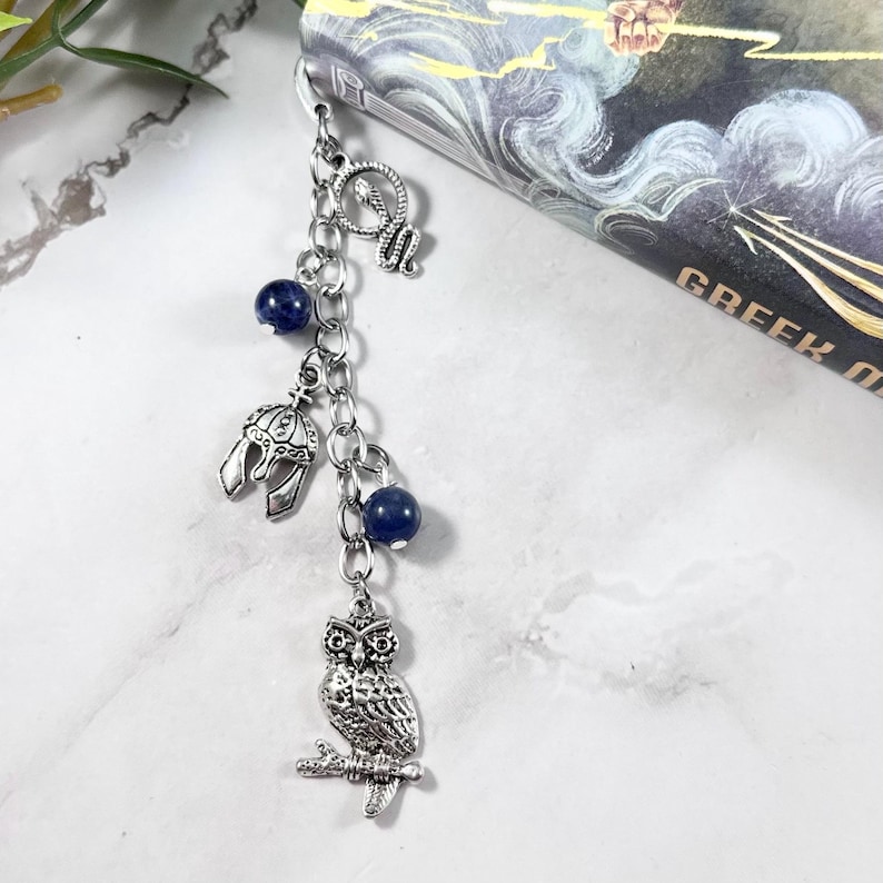 Athena Bookmark: Greek Goddess of Wisdom, Greek Mythology - Etsy