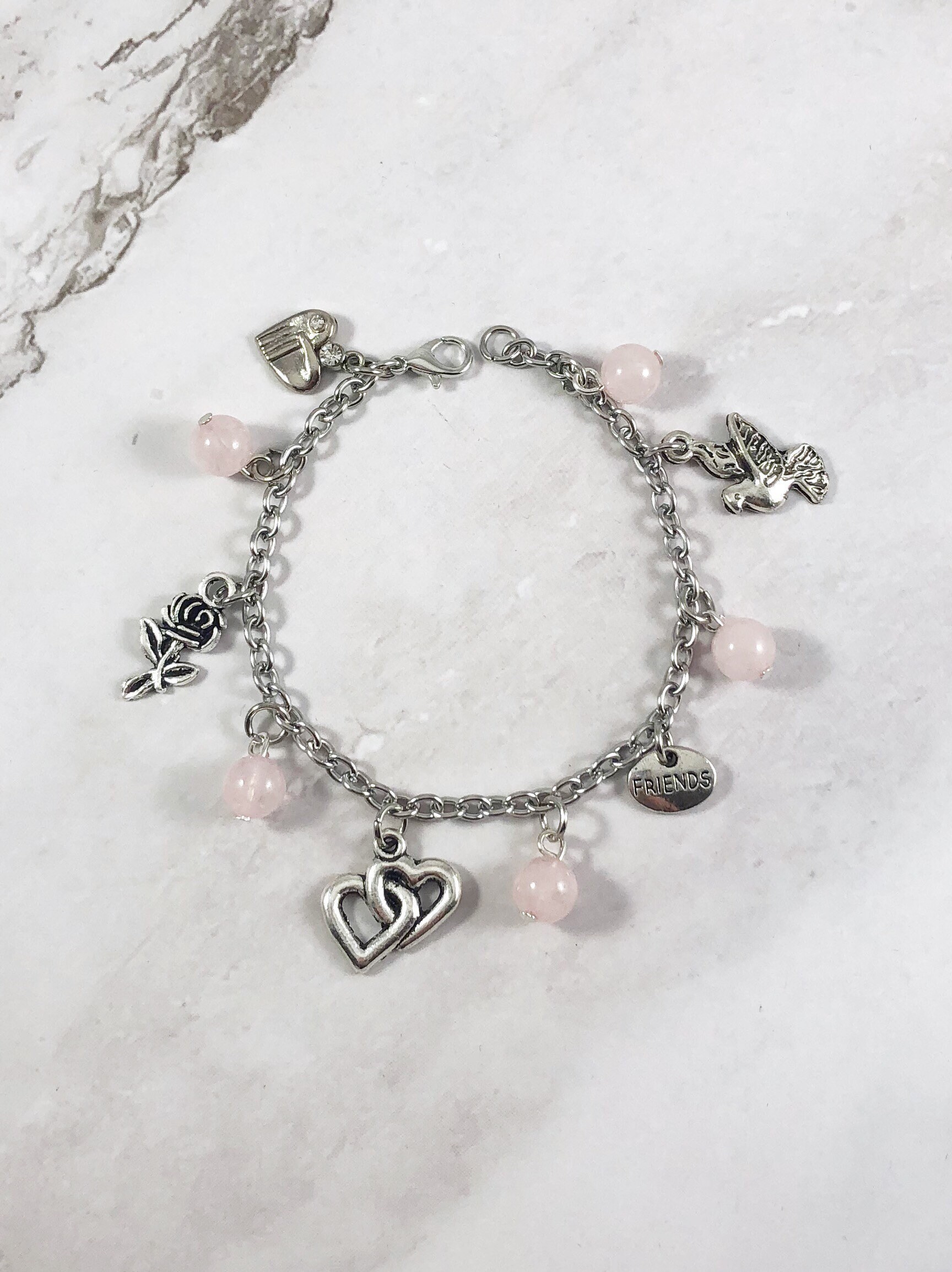 Philotes Charm Bracelet Greek Goddess of Friendship Greek - Etsy