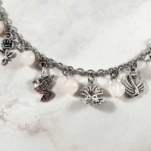 Aphrodite Charm Bracelet - Deluxe Version, Greek Mythology Jewelry ...