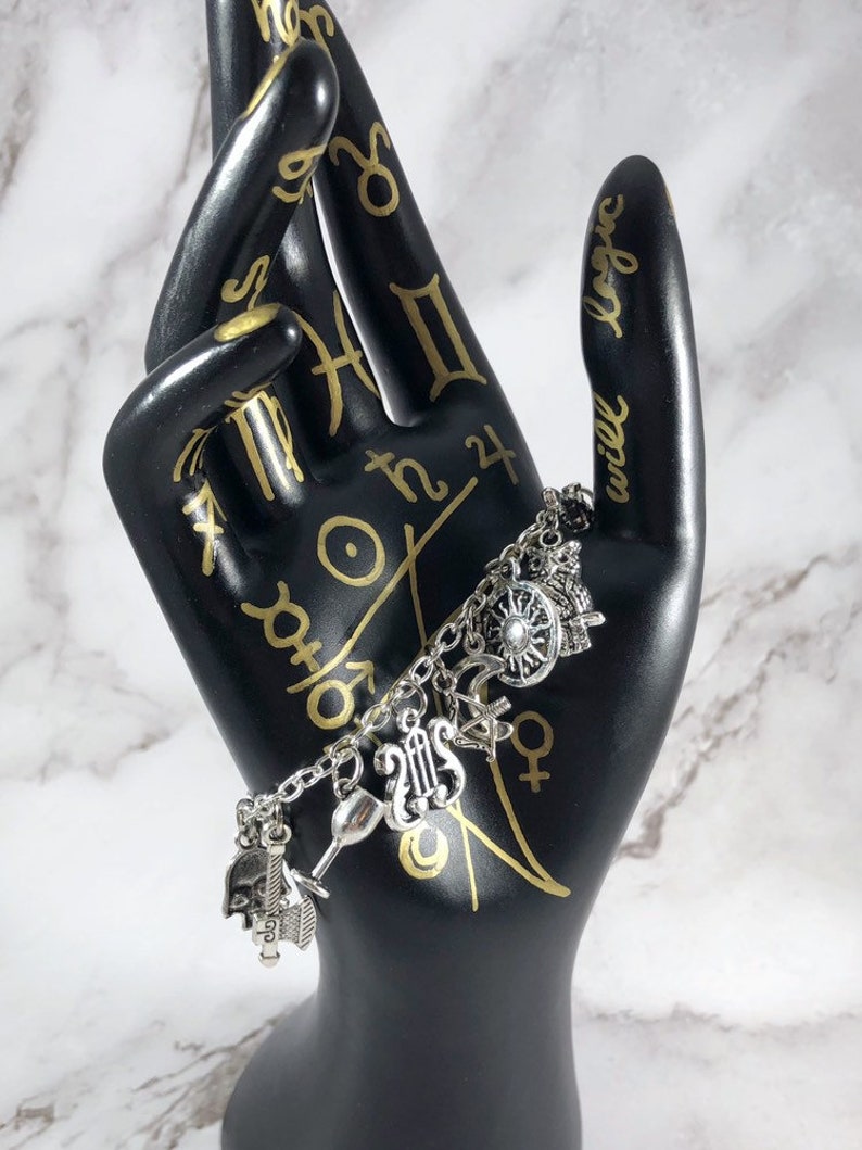 Deluxe Greek Mythology Charm Bracelet Jewelry Olympian Gods - Etsy