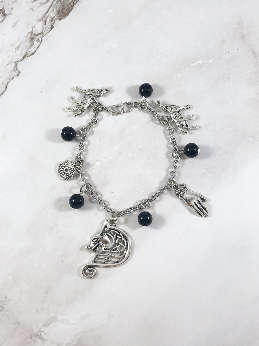 Fenrir Charm Bracelet, Norse Mythology, Wolf, Loki, Norse Pagan ...