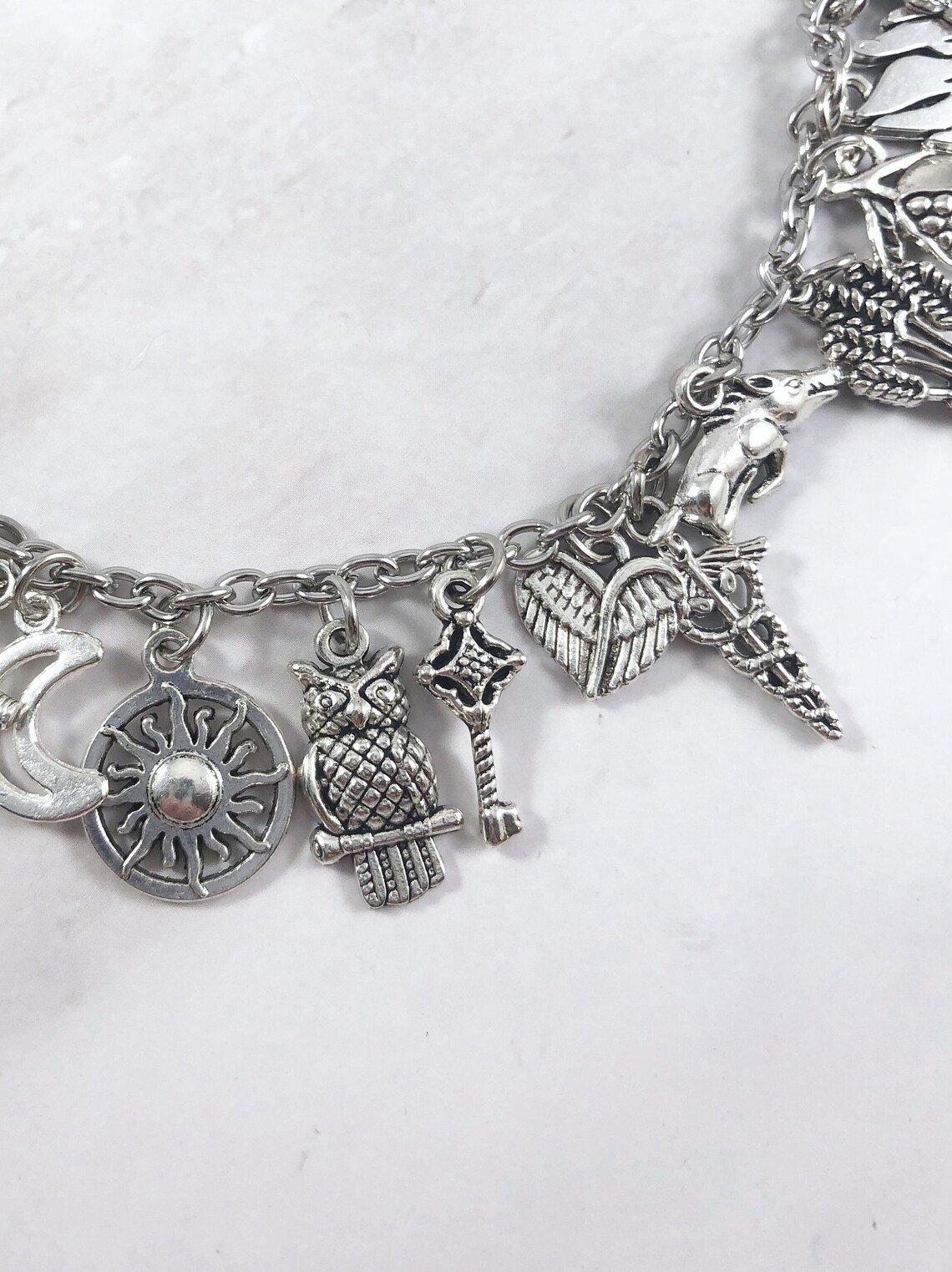 Deluxe Greek Mythology Charm Bracelet Jewelry Olympian Gods - Etsy