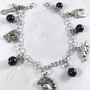 Ares Charm Bracelet, Greek Mytholgy Jewelry, Greek Gods Bracelets, Mars ...