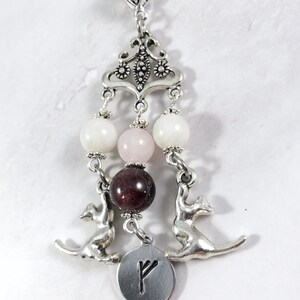 Freyja Necklace Rune Version, Freya, Norse Goddess, Norse Mythology ...