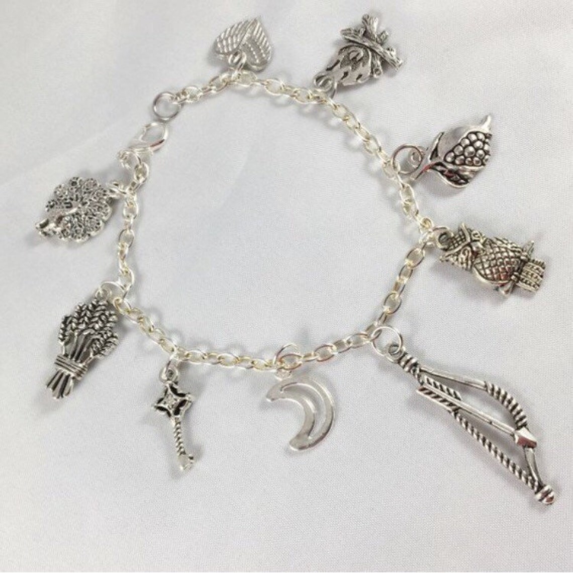 Greek Goddesses Charm Bracelet Mythology Jewelry Olympians | Etsy