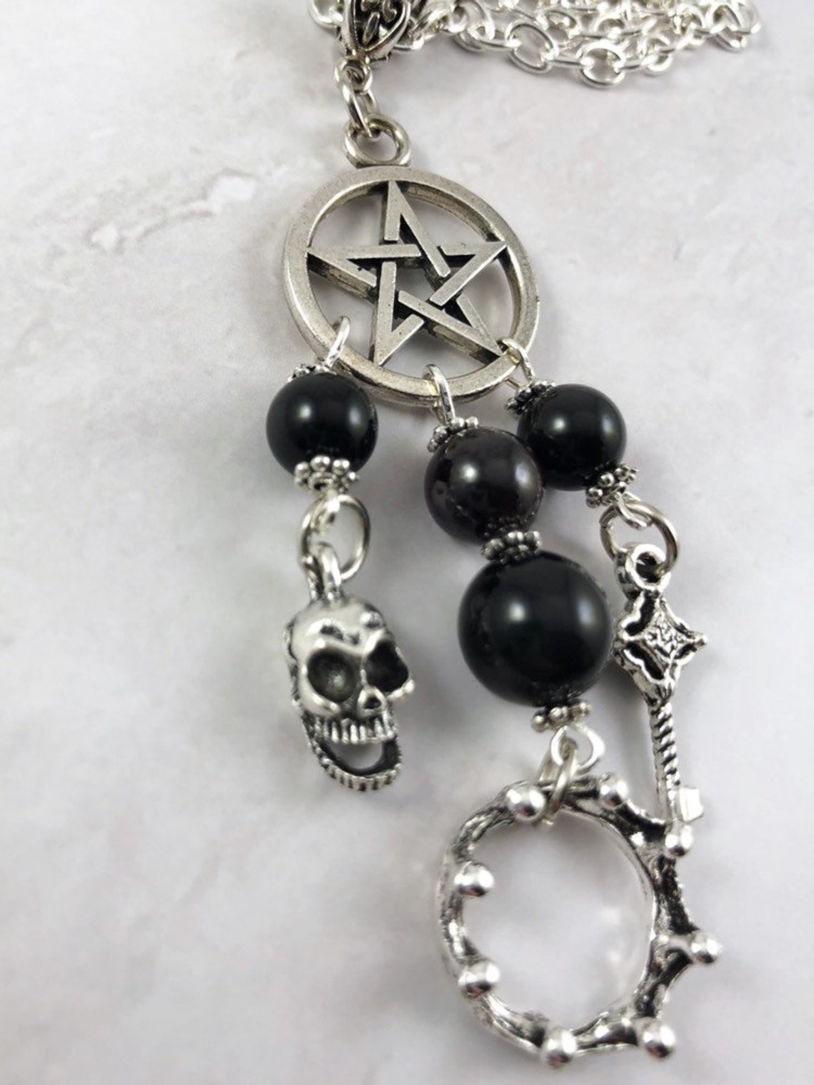 Hades Necklace Greek God of the Underworld Greek Mythology | Etsy