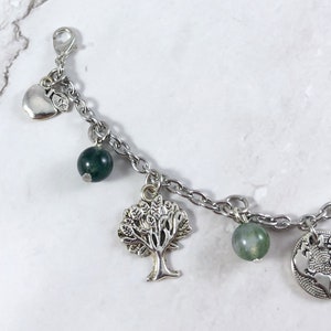 Gaia Charm Bracelet, Greek Goddess, Greek Mythology Jewelry, Mother ...