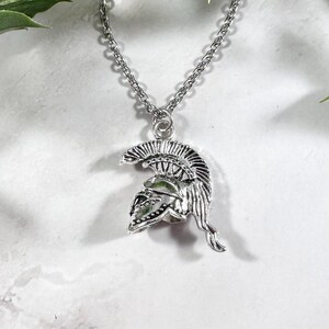 Ares Helmet Necklace, Greek Mythology Jewelry, Ancient Greece - Etsy