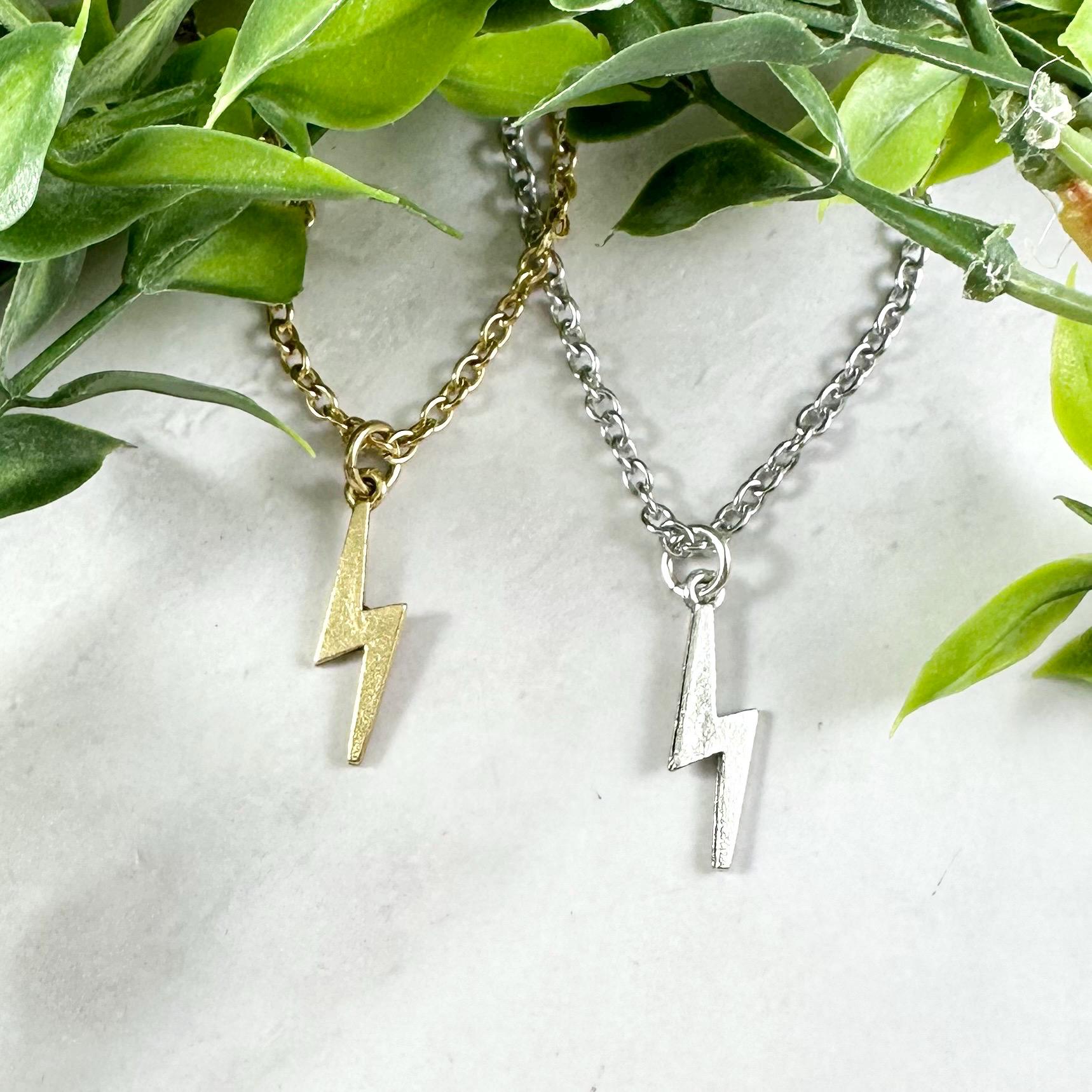 Zeus Lightning Bolt Necklace Greek Mythology