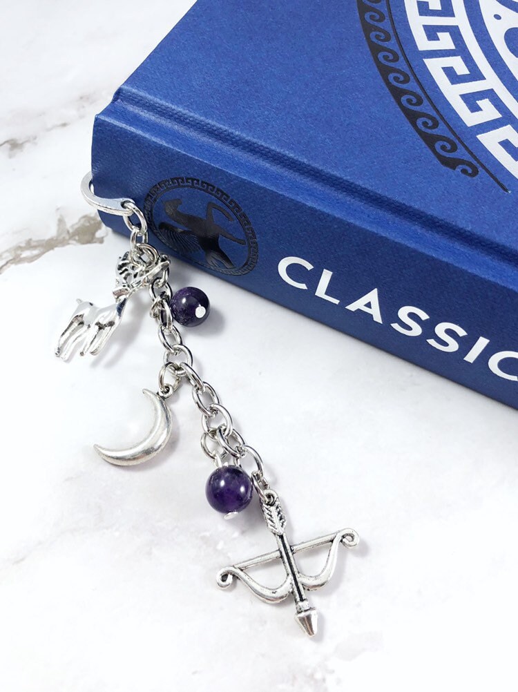 Artemis Bookmark Greek Goddess Greek Mythology Diana Metal | Etsy