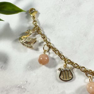 Apollo Charm Bracelet - Gold Version With 14k Gold Plated Charms - Etsy